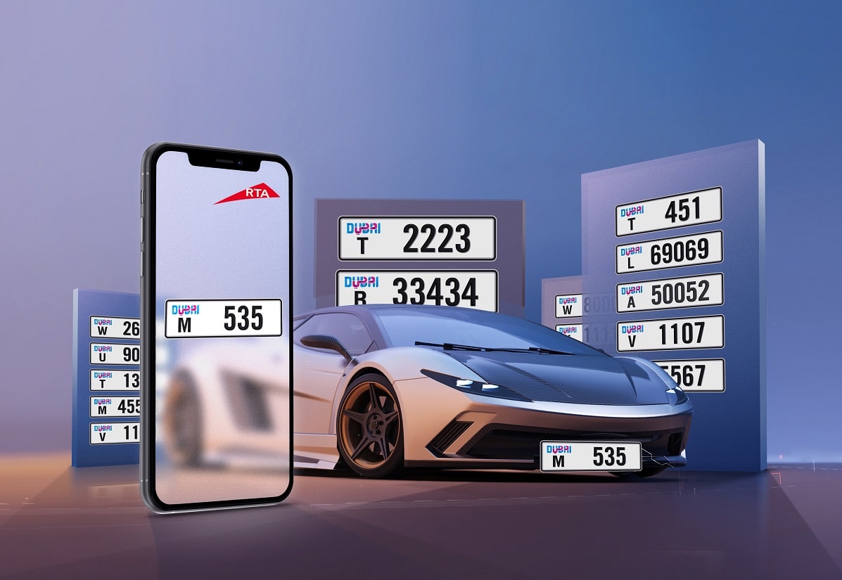 RTA Dubai to Auction 350 Premium Number Plates: July 2024 – JobXDubai