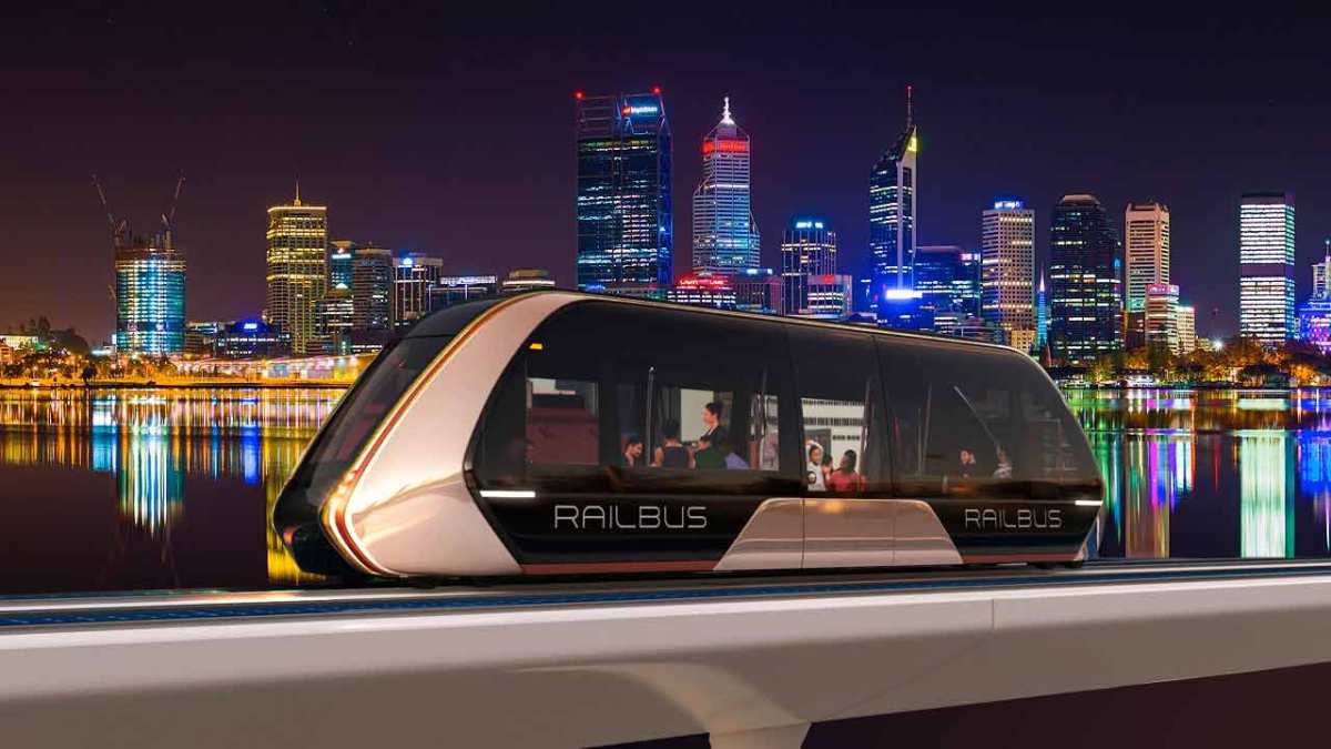 Dubai Introduces Revolutionary Rail Bus: A Solar-Powered Transit ...