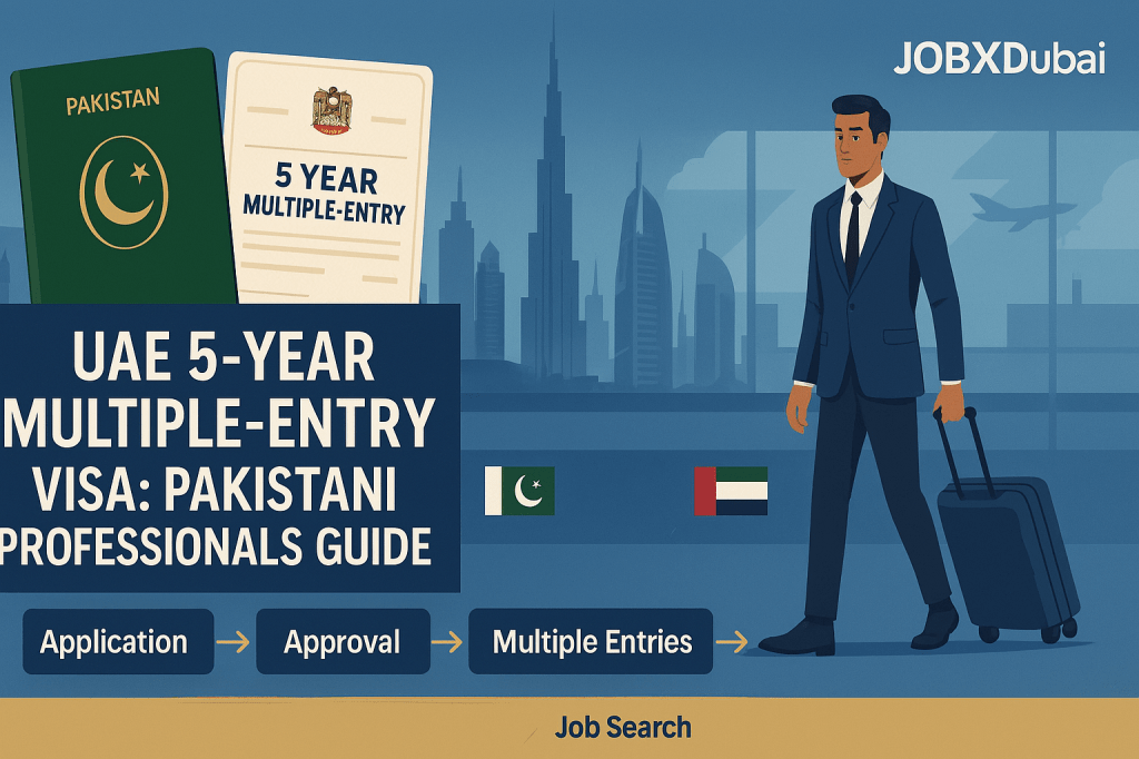 UAE 5-Year Multiple-Entry Visa for Pakistanis: 2025 Job Seeker’s Guide – JobXDubai
