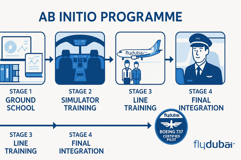 flydubai Ab Initio Pilot Training: Boeing 737 Careers Start Q4 2025 ...