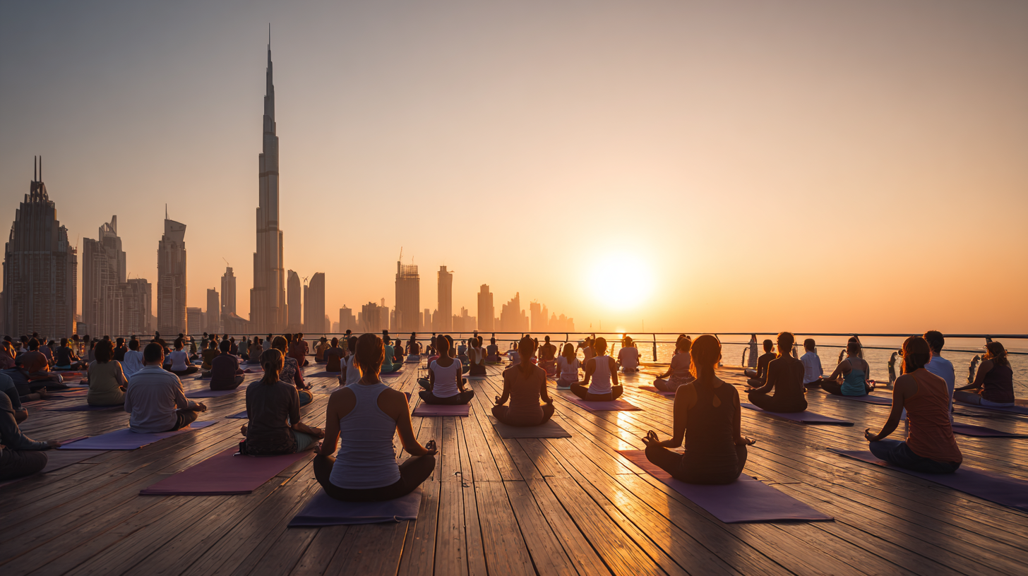 UAE Yoga Day 2025: 30,000 Join at Burj Khalifa & 35 Locations – JobXDubai