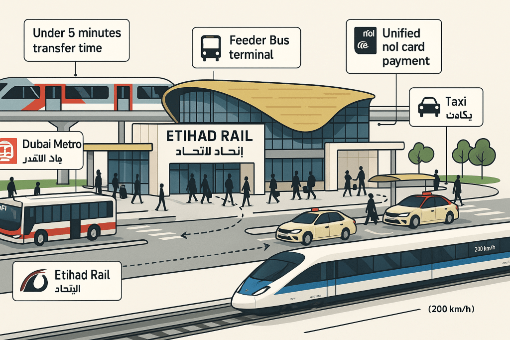 Etihad Rail Dubai Transport Integration: 2026 Commute Guide ...