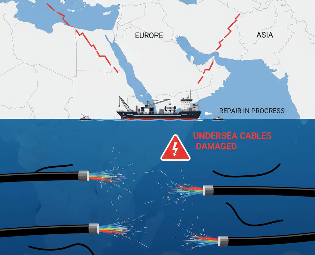 UAE Internet Slow WiFi Issues: Red Sea Cable Cuts Cause Disruption ...