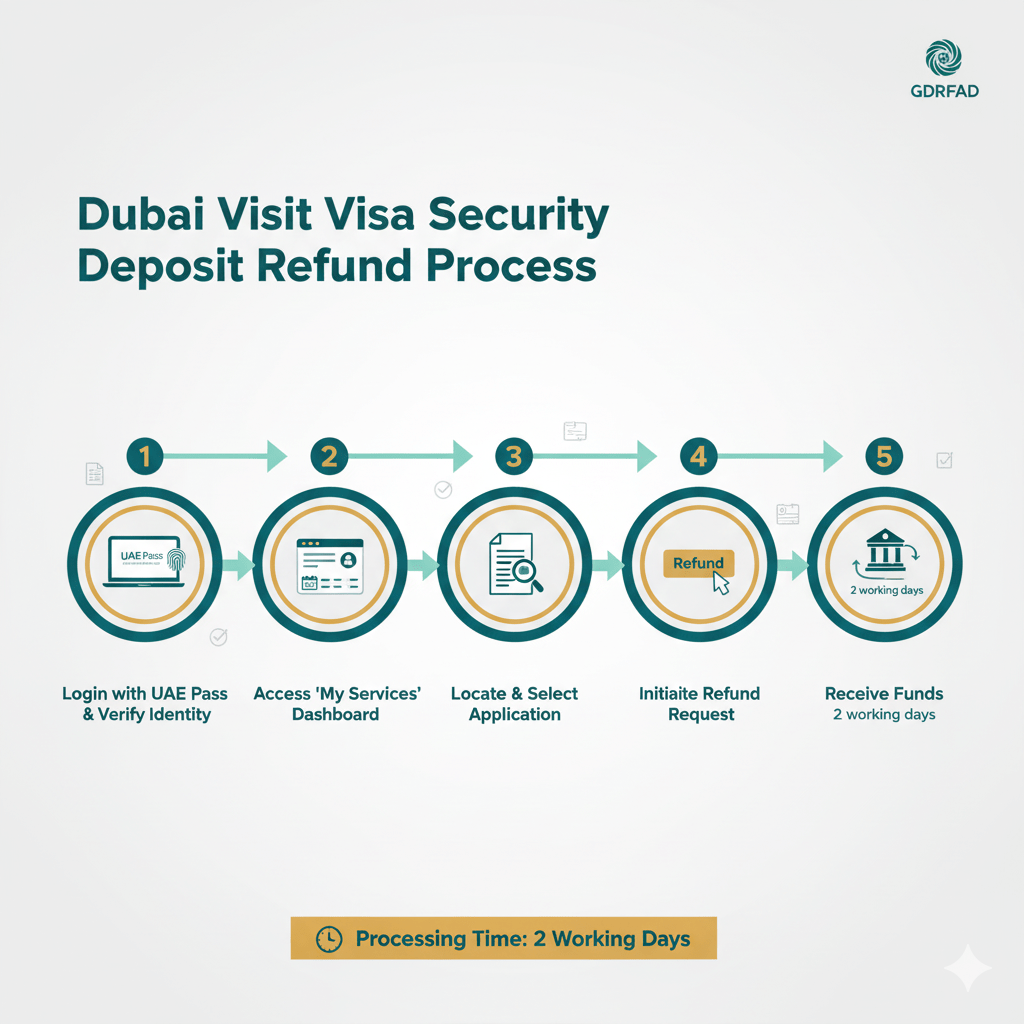 Dubai Visit Visa Refund: Complete Guide to Security Deposit Returns in 2025 – JobXDubai