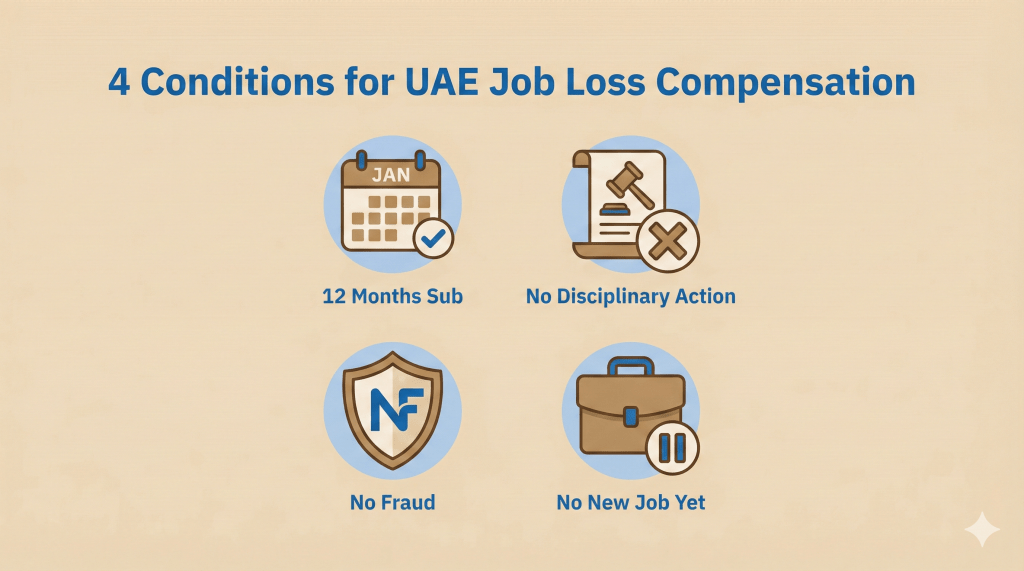 UAE Job Loss Compensation: 4 Key Conditions to Qualify 2025 – JobXDubai