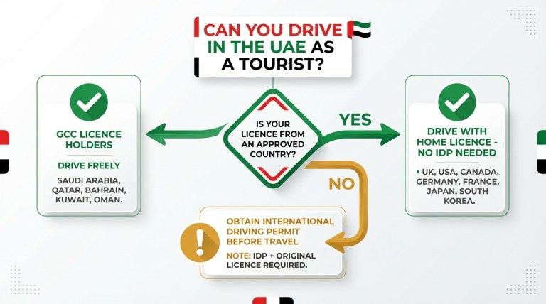 Driving in the UAE as a Tourist: Licence Rules, Car Rentals & Insurance ...