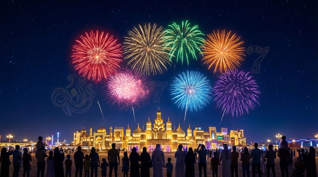 Global Village Dubai NYE 2026: 7 Fireworks Shows in One Night – JobXDubai