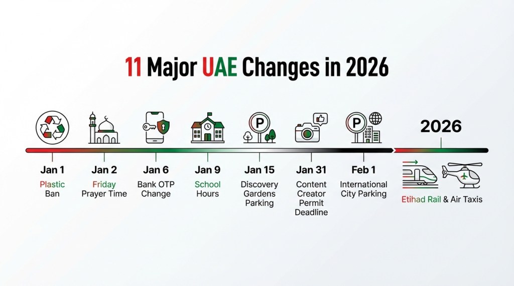 11 Major UAE Changes in 2026: New Laws, Transport, Taxes and More ...