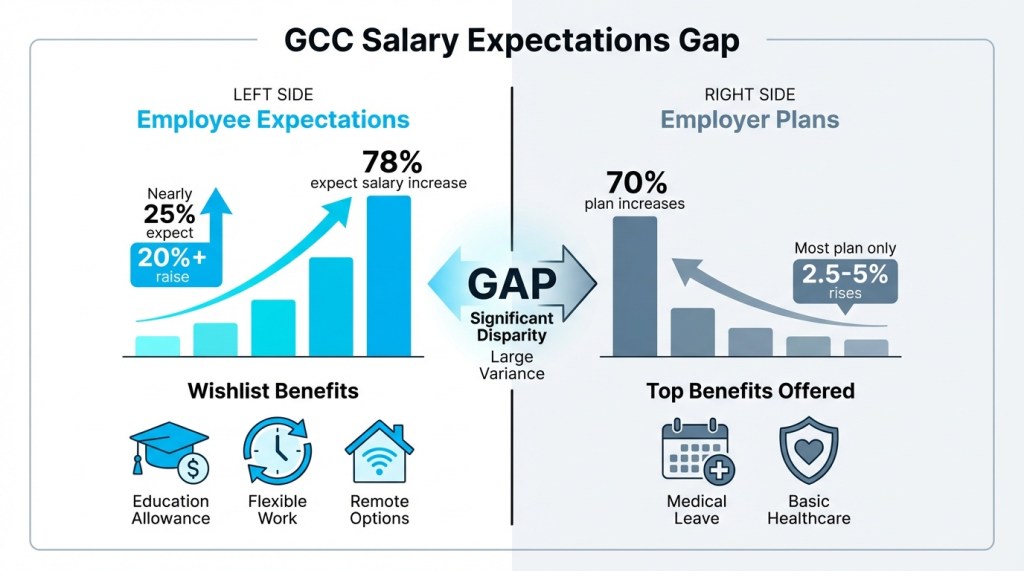 GCC Salary Guide 2026: 58% Got Pay Rises But 90% of Employers Face ...